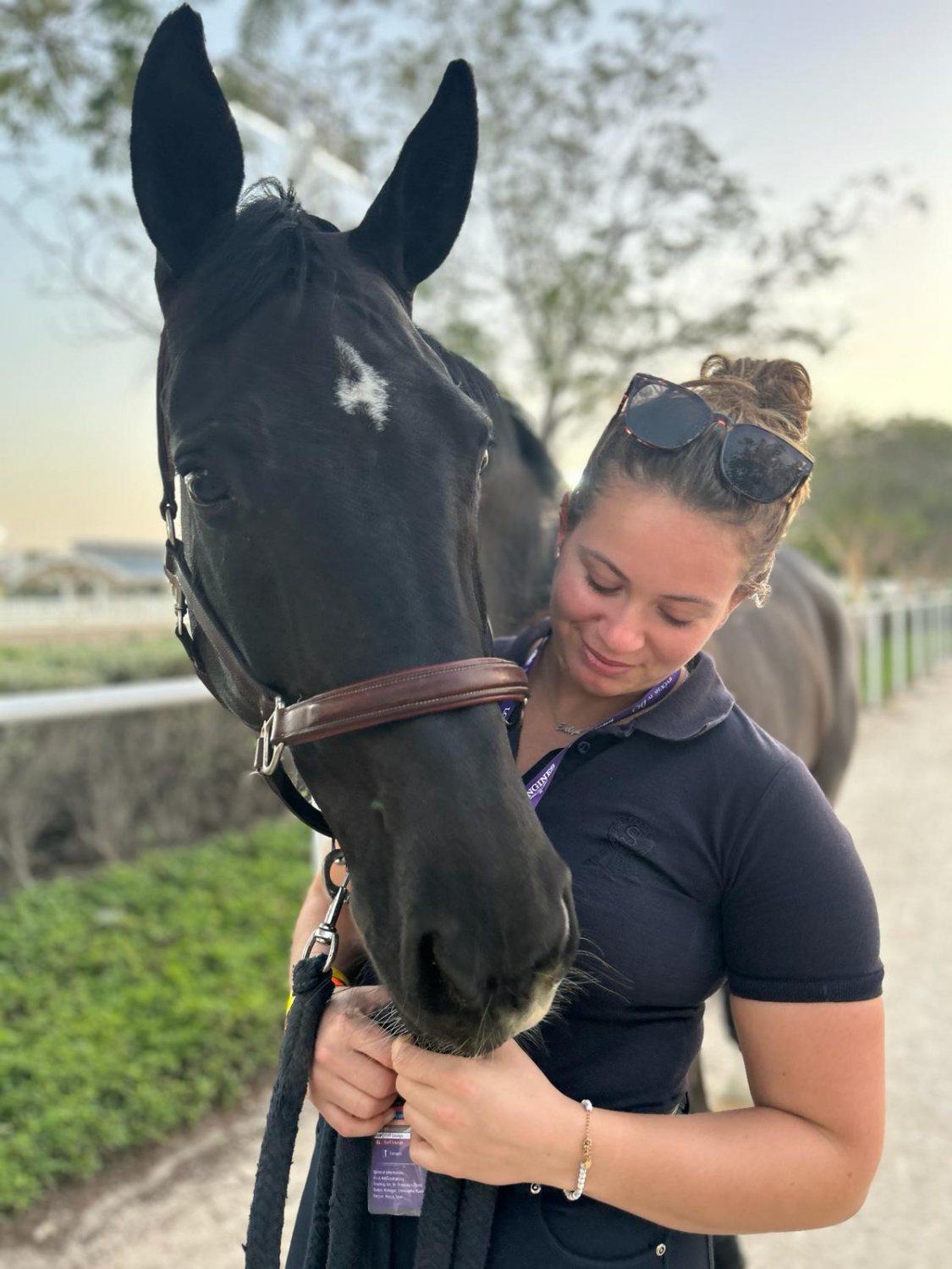 Hinters Dohas Kulissen – mit Evelyn Eger - Website Dressursport Kim